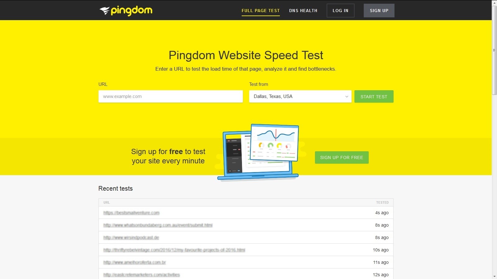 Checking Your Website Speed - Pingdom Tools – Learn About The Web